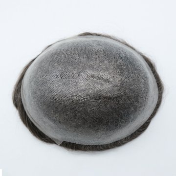 Reversed all PU skin Indian Hair Men Hair Toupee